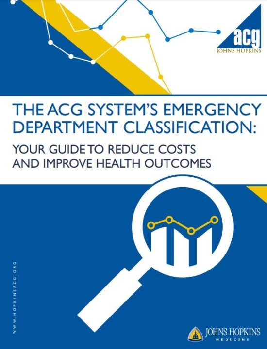 Emergency Department Classification - Johns Hopkins ACG® System