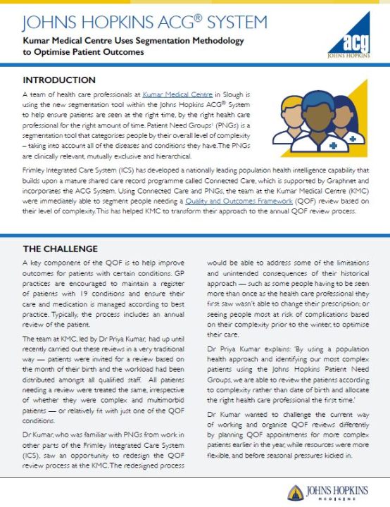 Using Segmentation Methodology to Optimize Patient Outcomes - Provider ...